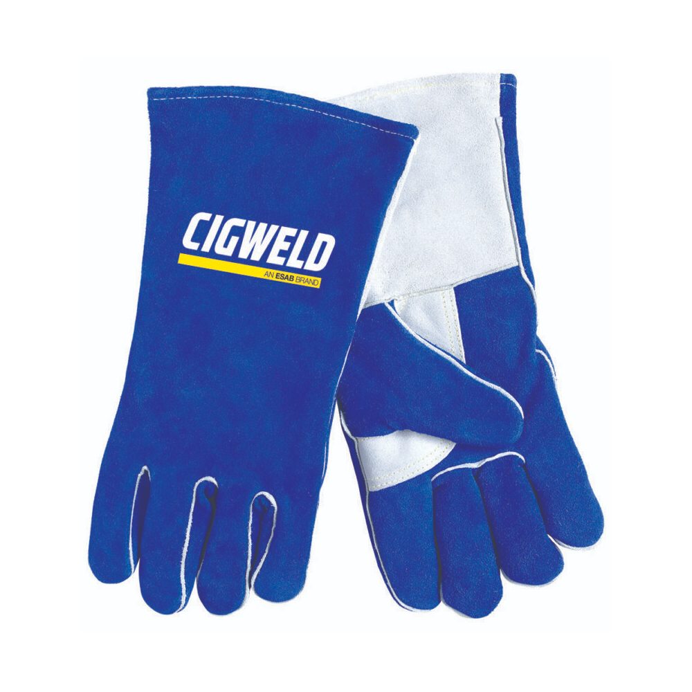 Cigweld 646755 Large Blue Weldskill Heavy Duty Welding Gloves | Tools ...