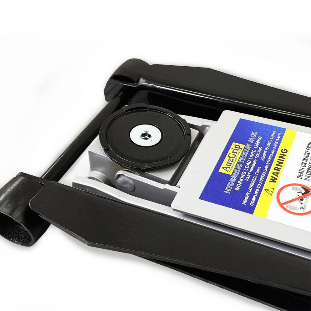 AuzGrip A44260 1200KG (1.1T) Super Low Profile Hydraulic Trolley Jack ...