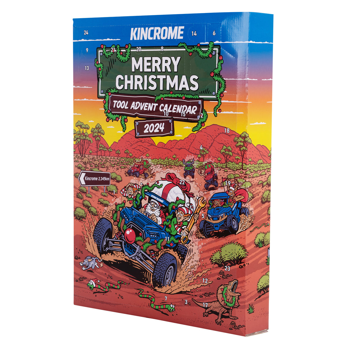 Kincrome P2111 Christmas 2024 Advent Calendar with 29 Piece Mixed Tool ...