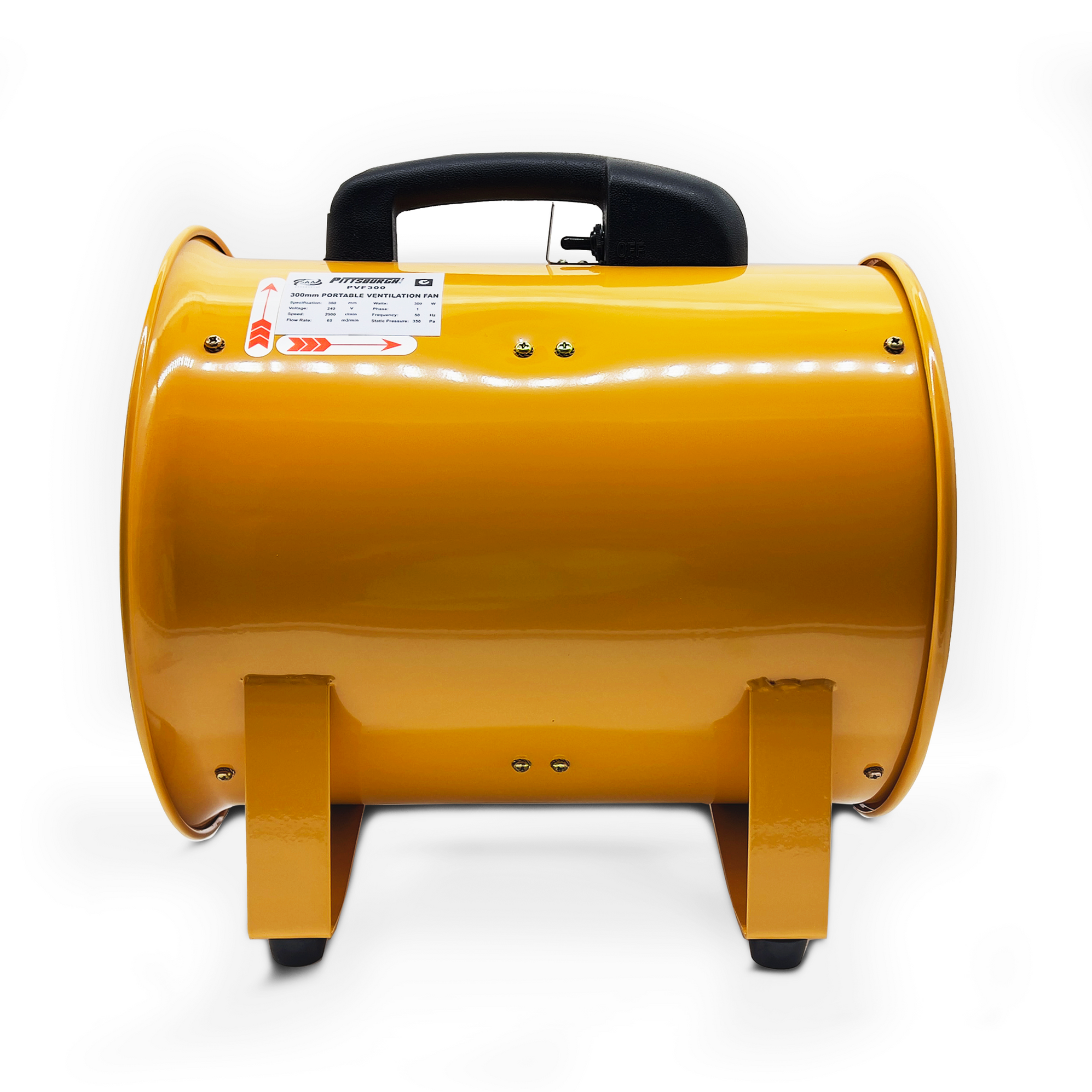 Pittsburgh PVF300 300mm (12") 550w Portable Ventilation Blower Fan ...