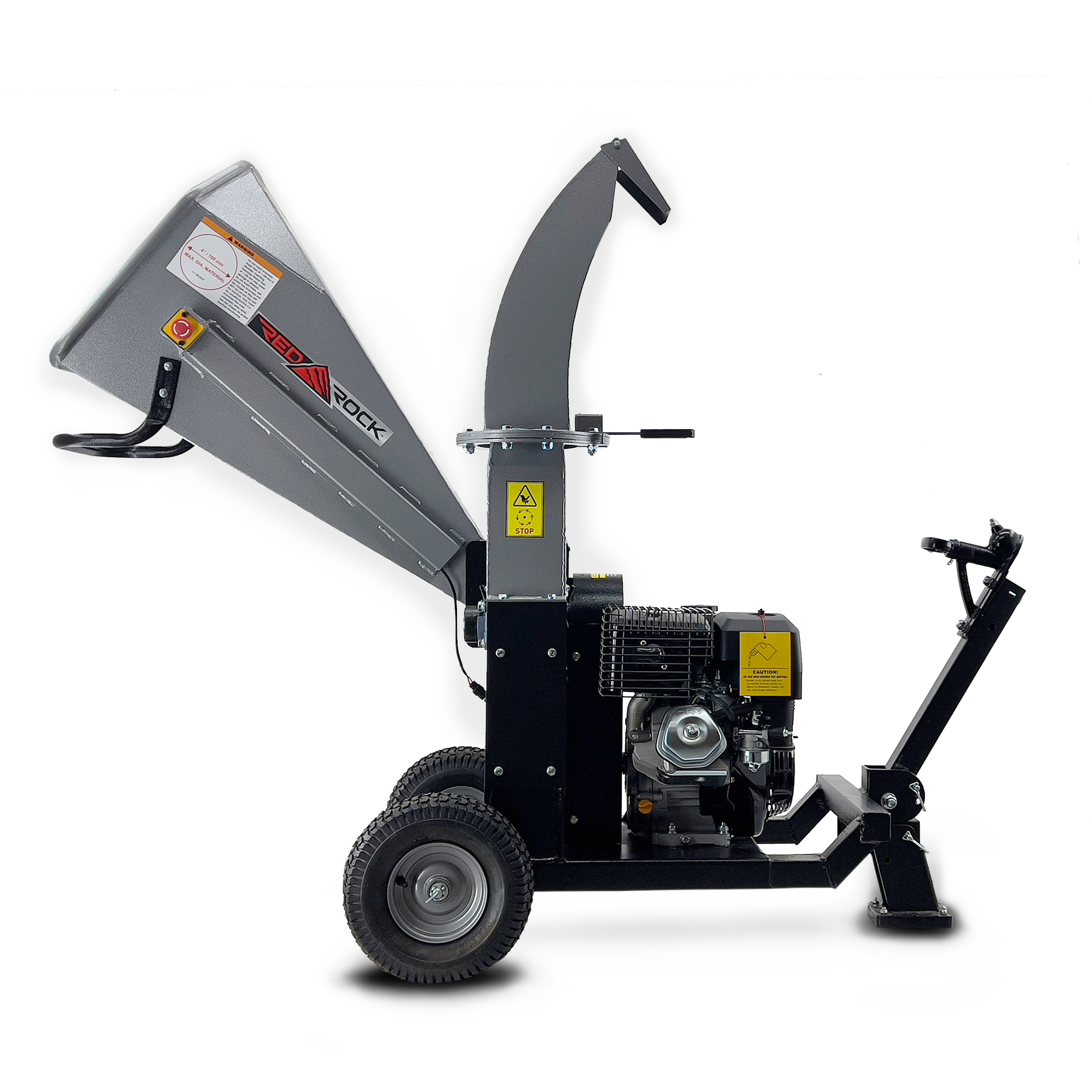 Red Rock CPY0100 15HP 420cc Wood Chipper Mulcher | Tools Warehouse