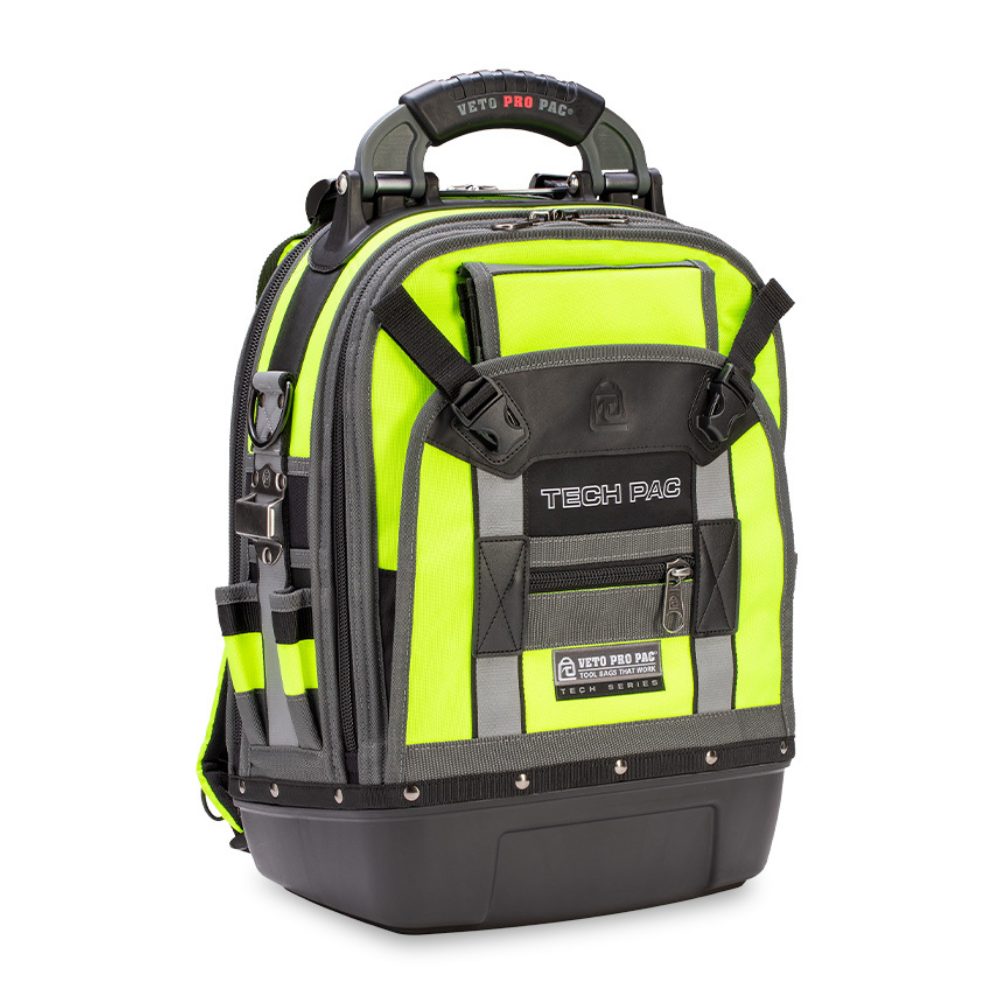 Veto Pro Pac VETOTP1HV 362mm x 251mm x 547mm Tech Pac Hi-Viz Backpack ...