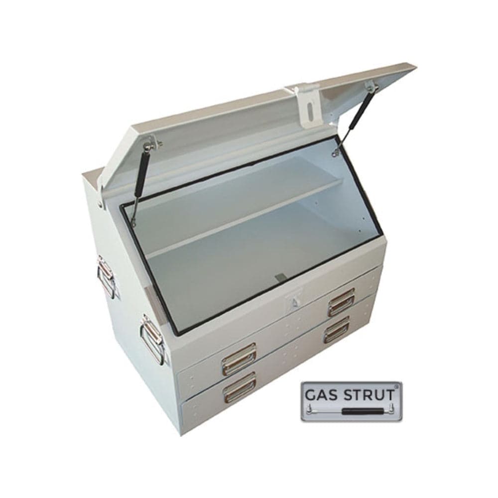 Grip 29284 702mm x 404mm x 585mm 2 Drawer White Steel Upright Ute Tool ...