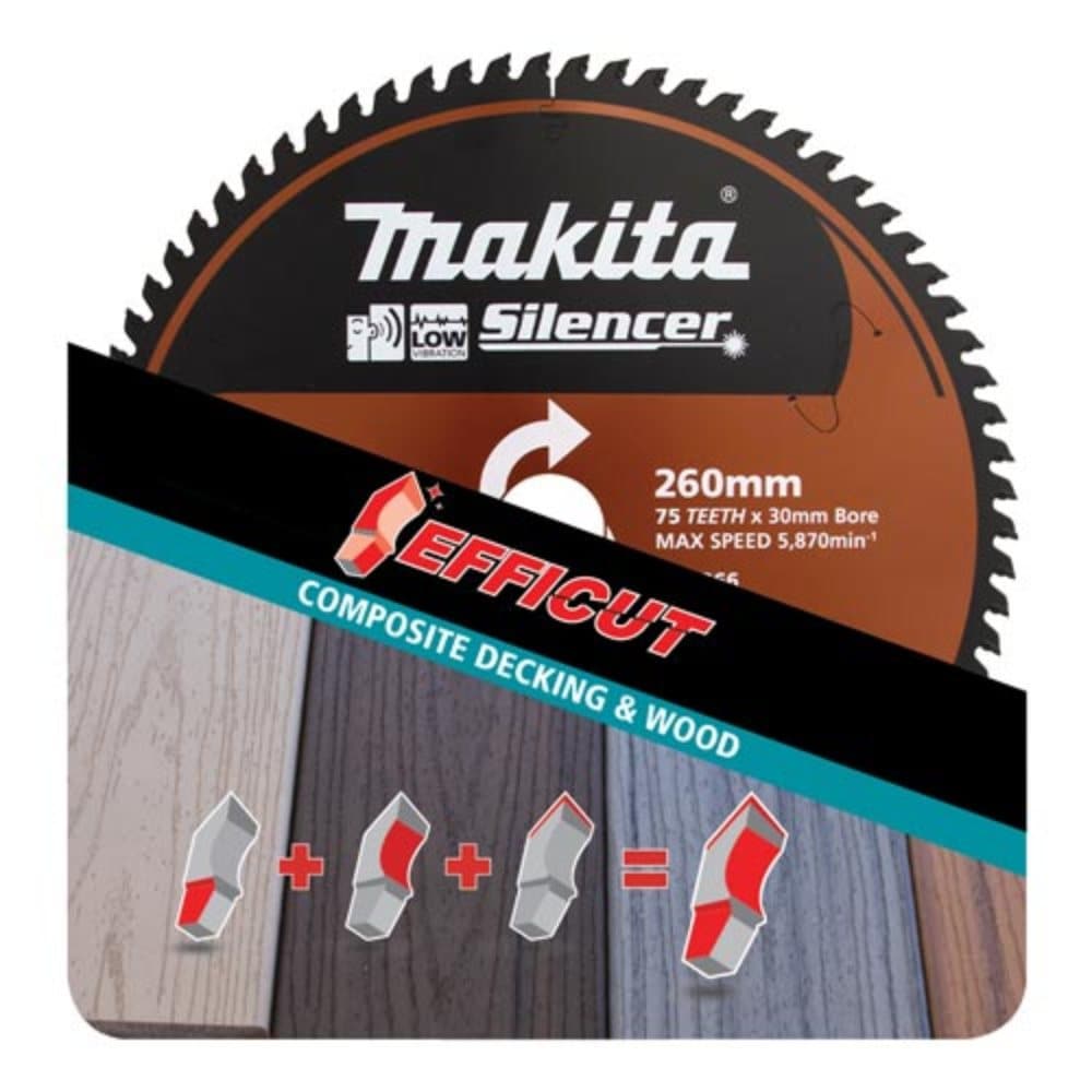 Makita E-07250 185mm 40T Efficut Composite Saw Blade | Tools Warehouse