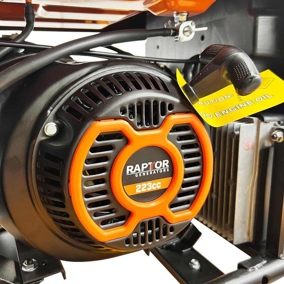 Raptor RGOFI4000 4000W 223cc 4-Stroke Petrol Open Frame Inverter ...