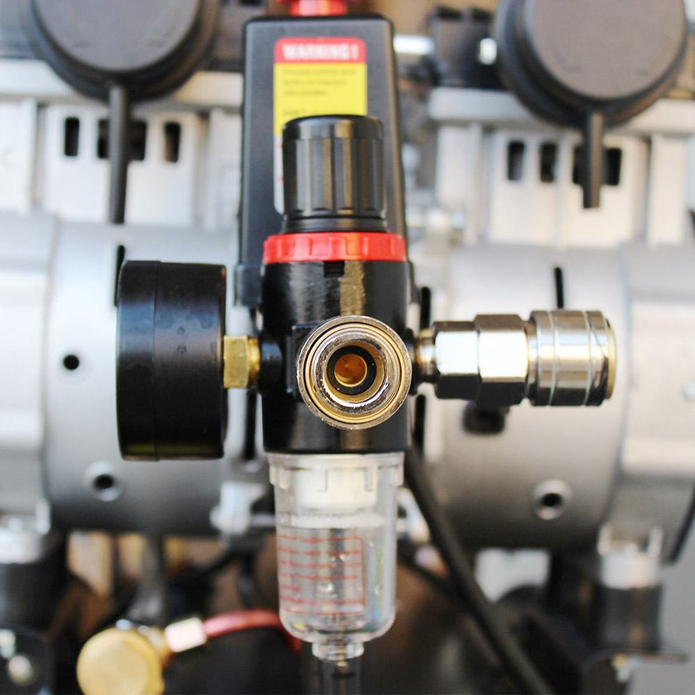 Vepa Air VSC3600 3600W 150L High Flow Silent Oil Less Air Compressor ...