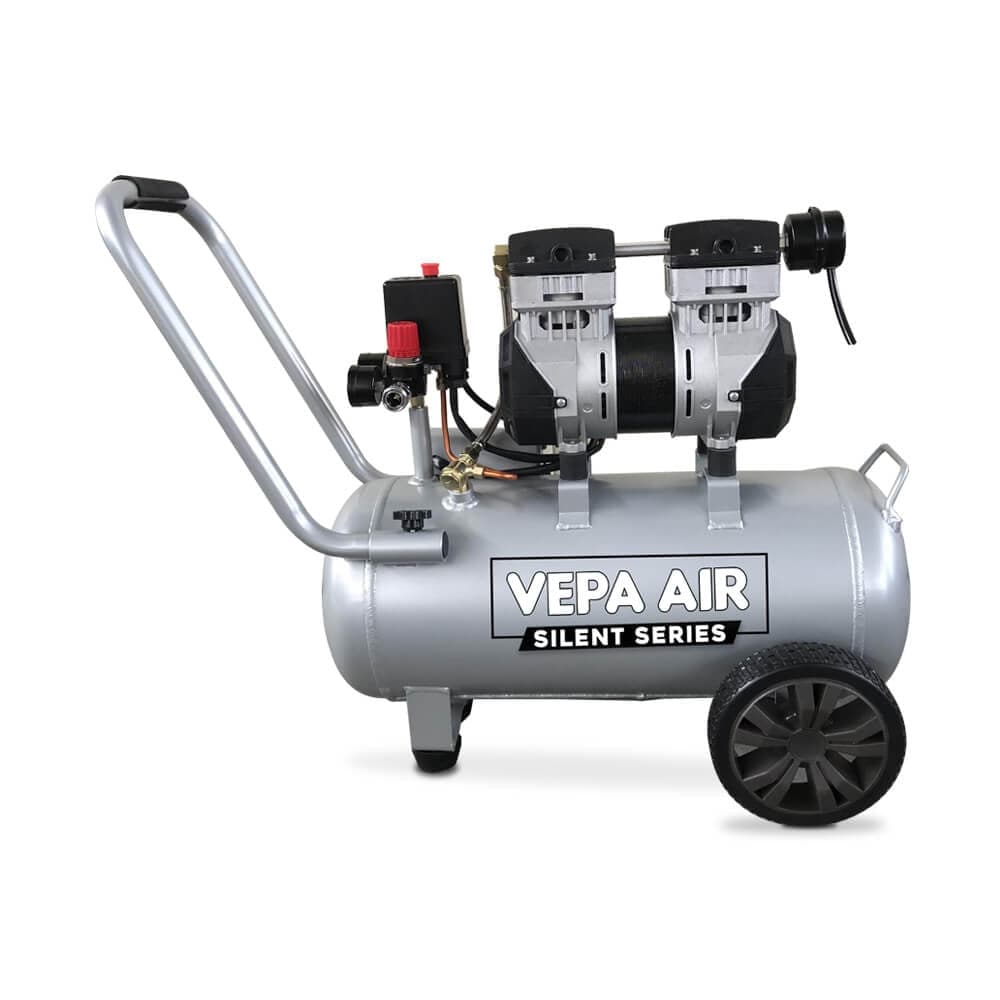 Vepa Air VSC800AT 1.1HP 30L Aluminium Oil-Less Silent Air Compressor ...