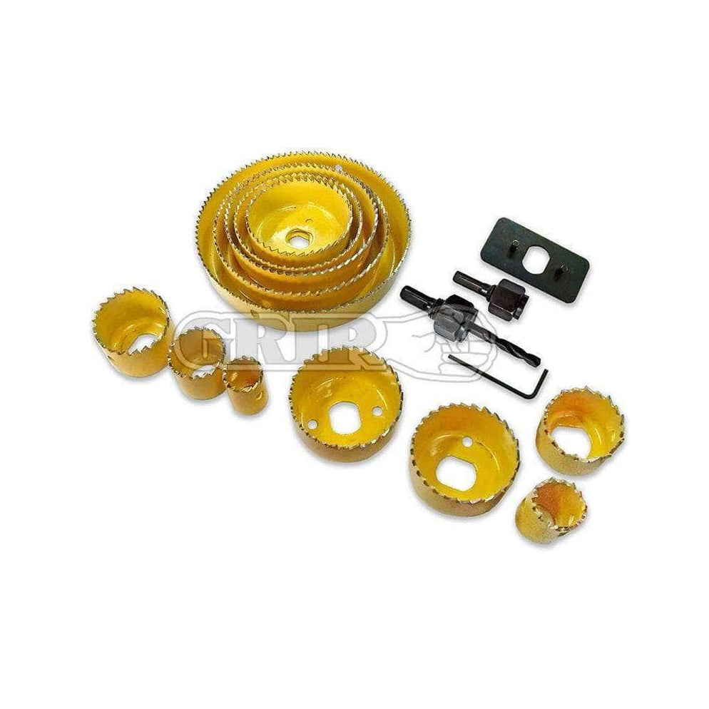 Grip 42047 16 Piece Timber & Plastic Hole Saw Set | Tools Warehouse